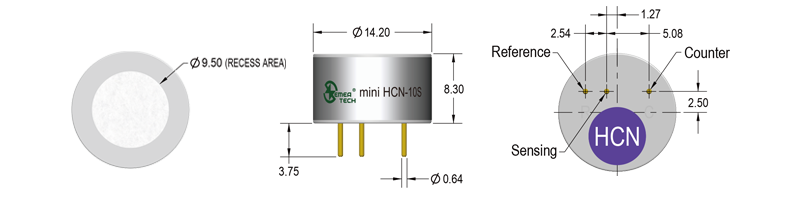 mini-Series HCN-10S Sensor_HCN Sensor Hydrogen Cyanide Gas Sensor_HCL ...